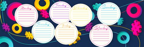 주간 일기 팝 아트 스타일의 계획 개념 밝은 추상 기하학적 배경에 할 일 메모 0명에 대한 스톡 벡터 아트 및 기타 이미지