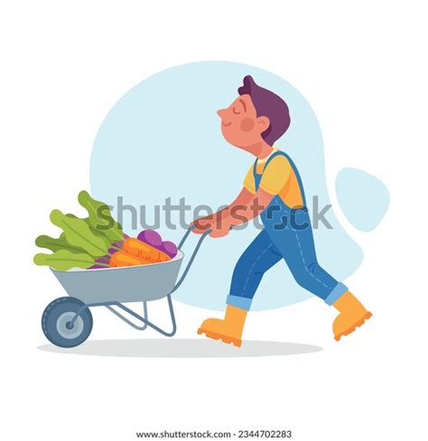 Pull Wheelbarrow Over 351 Royalty Free Licensable Stock Vectors