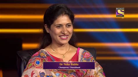 Dr Neha Bathla Who Wants To Be A Millionaire Wiki Fandom