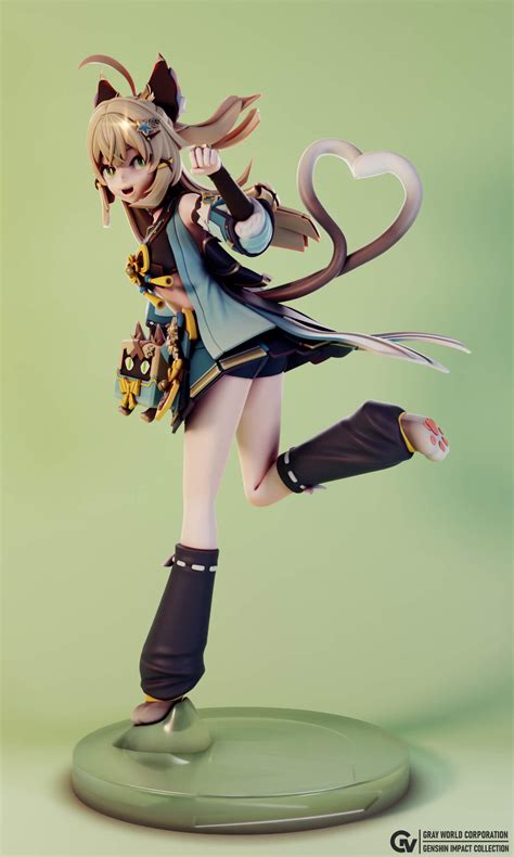 Kirara Genshin Impact 3d Print Model By Gray World Corporation
