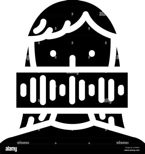 Speech Waveform Natural Language Processing Nlp Glyph Icon Vector