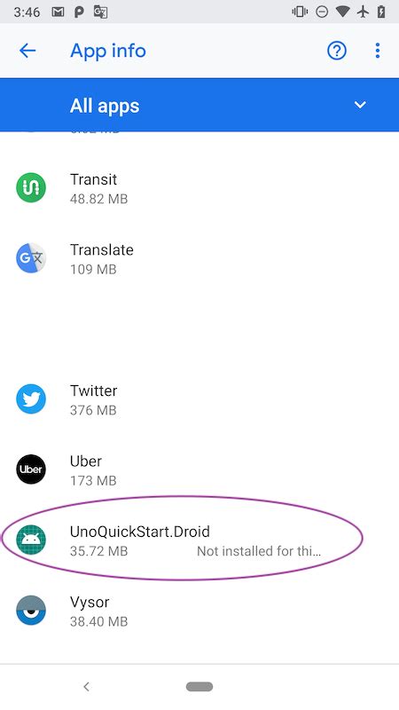 Xamarin Could Not Determine The Installation Package Panyappname Stack Overflow