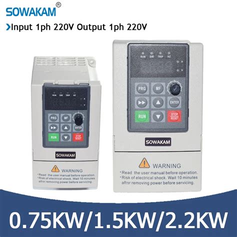vfd 인버터 단상 입력 단상 출력 220v 0 75kw 1 5kw 2 2kw 모터 펌프 속도 조절기 가변 주파수 드라이브