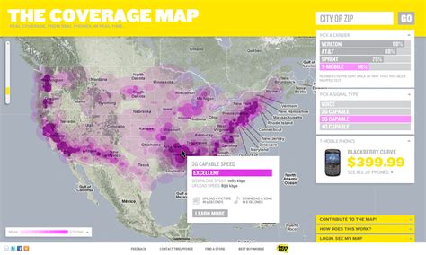 Sprint Wireless Coverage Area Map