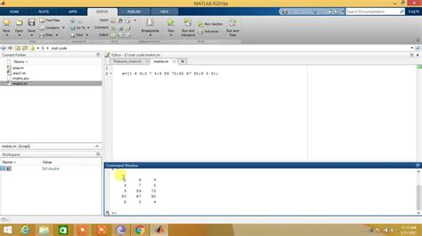 Save Matlab Matrices Into A File Youtube