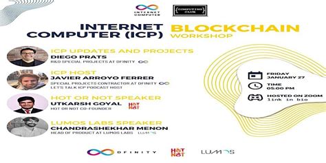 internet computer protocol icp workshop at bcit computing club ama