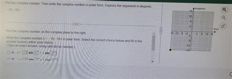 Solved Plot The Complex Number Then Write The Complex Chegg