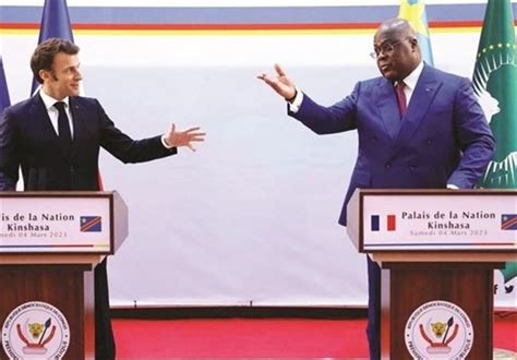 هشدار صریح رئیس جمهور کنگو به ماکرون در امور آفریقا دخالت نکنید تسنیم