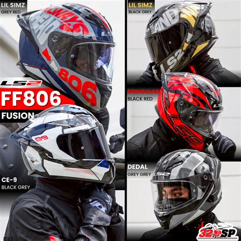 หมวกกันน็อค Ls2 Ff806 Fusion รุ่นใหม่ล่าสุด Ece22 06 ของใหม่ ส่งไว 320sp Shopee Thailand