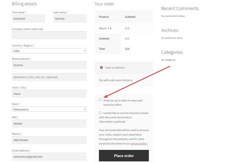 Checkout Consent Funnelkit Automations