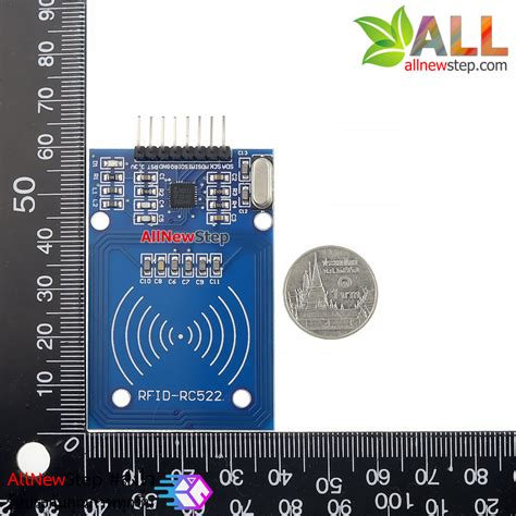 Rfid Card Reader Detector Module Kit Rc522 พร้อม Tag Card และ Tag พวงกุญแจ แบบบัดกรีขาแล้ว