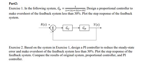 Part2 Exercise 1 In The Following System