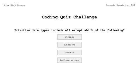 GitHub Heyitsthatgirl Coding Quiz A Quiz On JavaScript Made With JavaScript