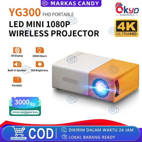 Jual Proyektor Mini Yg Portable Led Mini Proyektor Hp Mini Home Theater Hdmi Mini Proyektor