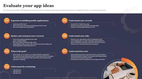 Evaluate Your App Ideas Shopping App Development PPT Sample