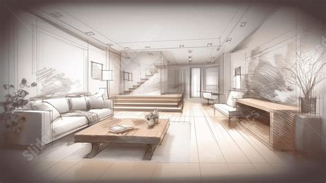 Interior Decoration Large Space Abstraction Powerpoint Background For Free Download Slidesdocs