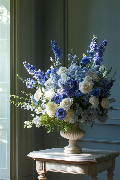 Elegant Blue Floral Arrangement For All Occasions Доставка цветов