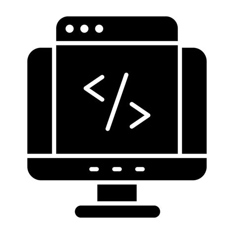 Conceptual Flat Design Icon Of Web Coding 47934500 Vector Art At Vecteezy