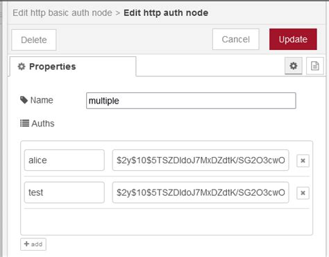 new node for basic auth share your nodes node red forum