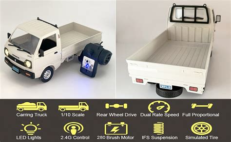 Hlsfwdrive Wpl D14 Rc Kei Truck 4x4 Suzuki Rc Car 1 10