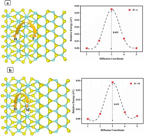 Schematic Diagram Of The Single Mg Atom Diffusion Pathways On The Download Scientific Diagram