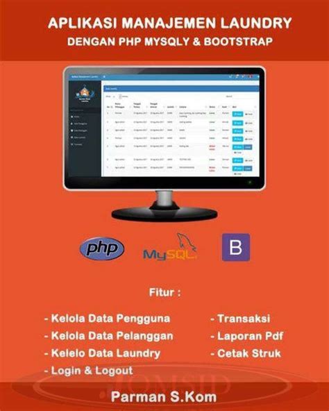 jual aplikasi manajemen laundry berbasis web dengan php mysqli dan