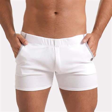 Scanaling White Short Mens Shorts By Gigo Underwear