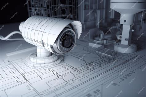 Premium Photo Security Camera Targeting A Detected Intrusion Ai Generated