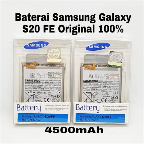 Jual Baterai Samsung Galaxy S Fe G Eb Bg Aby Original Shopee Indonesia