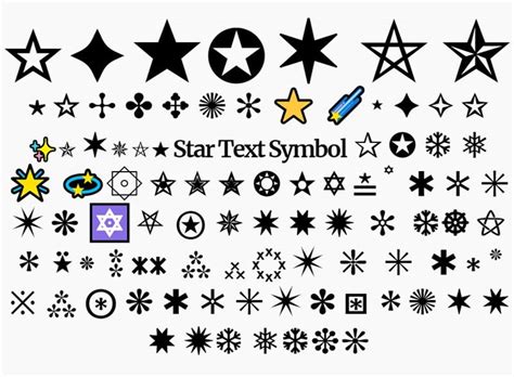 Star Symbol Copy And Paste ★ ⋆ ★ Psddude