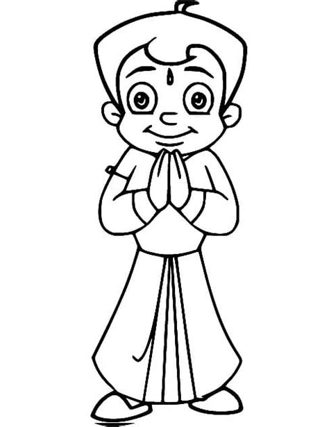 Chhota Bheem Coloring Pages Coloringlib
