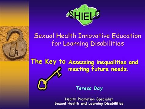 Sexual Health Innovative Education For Learning Disabilities The