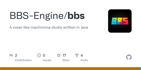 GitHub BBS Engine Bbs A Voxel Like Machinima Studio Written In Java