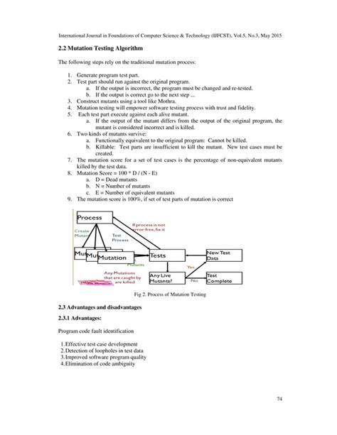 A Mutation Testing Analysis And Regression Testing Pdf