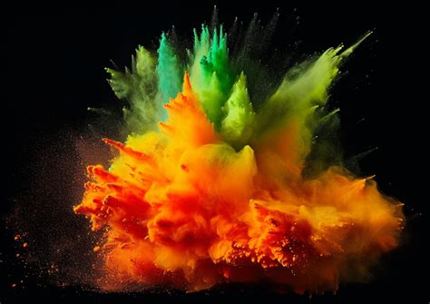 다채로운 분말 폭발 그림 물감 폭발 스프레이 배경 일러스트 및 사진 무료 다운로드 Pngtree