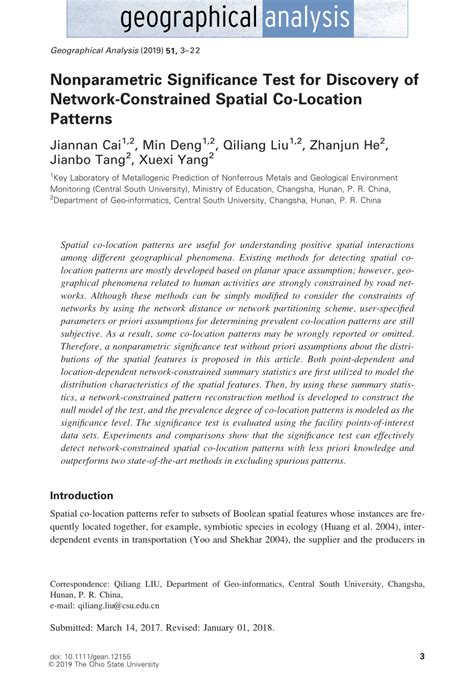 Pdf Nonparametric Significance Test For Discovery Of Network