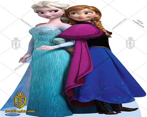 طرح کاغذ دیواری السا و آنا