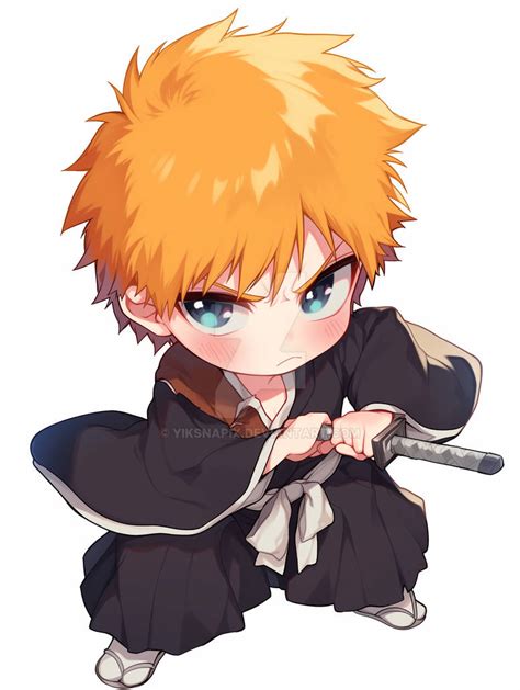 Chibi Ichigo Kurosaki By Yiksnapix On Deviantart