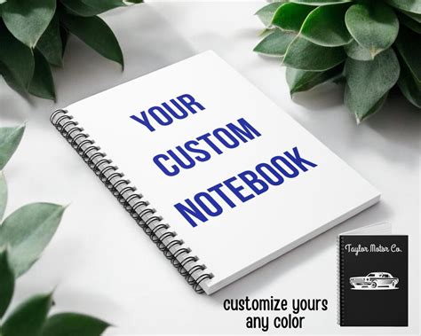 Customized Notebook Custom Logo Notebook Design Your Notebook Teen Gift Girl Gift Gift For