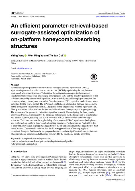 an efficient parameter retrieval based surrogate assisted optimization