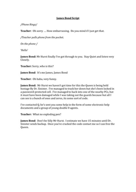 year 7 binary code featuring james bond teaching resources