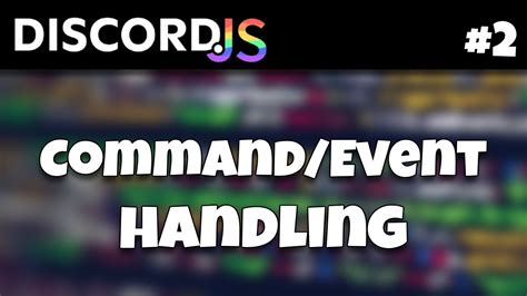 command event handling and dotenv discord js v14 youtube