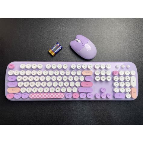 Mofii Geezer Zero Cute Compact Wireless Keyboard And Mouse Combo Plug And Play For Pc Laptop