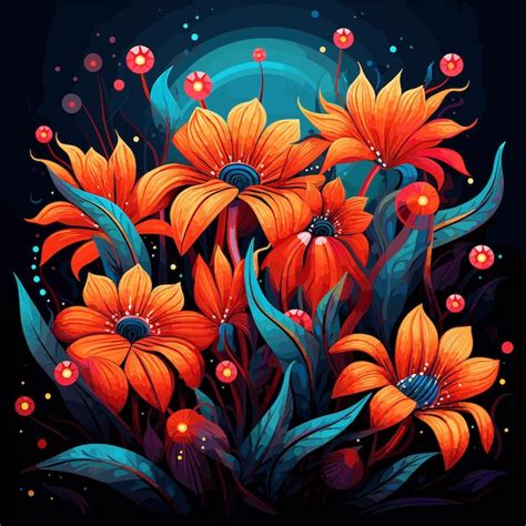 Premium Vector Flowers Vector Illustration