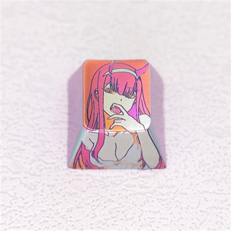Zero Two Titanium Keycaps R Titanium Keycaps