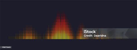 추상음파 시각화 기술 오디오 플레이어 이퀄라이저 음악 및 음성 디지털 신호 개념 Led 그래픽 Dj는 스펙트럼을 이길 스톡 벡터 일러스트레이션 Dj에 대한 스톡 벡터 아트