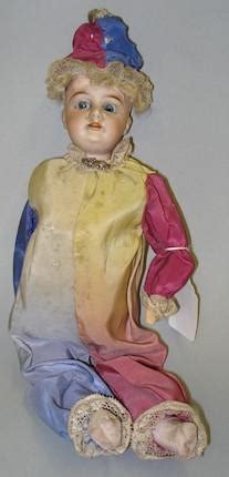 Bonhams Bisque Head Musical Jester Doll German Circa 1910