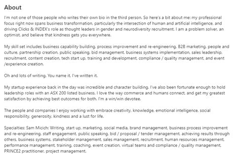 How To Write A Unique And Compelling Linkedin Profile Summary About Section Clicks It
