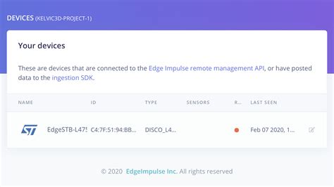 Wont Connect To The Terminal Edge Impulse Forum