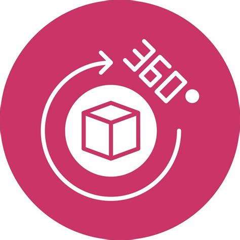 Premium Vector 360 Ar Icon Style
